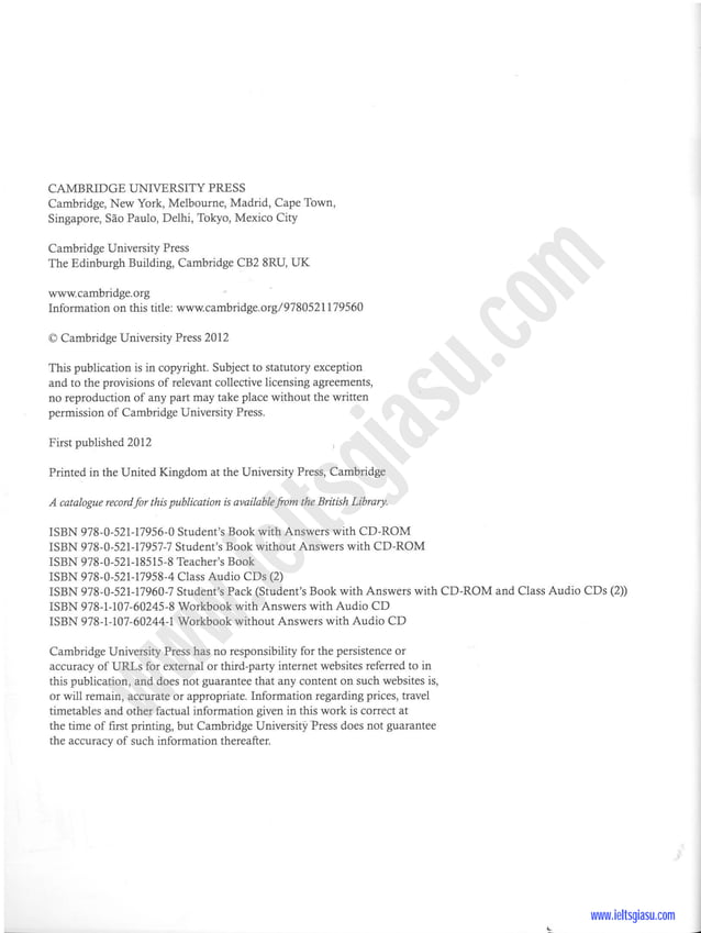 Tài Liệu Luyện Thi IELTS - Complete IELTS Band 4 5 | PDF