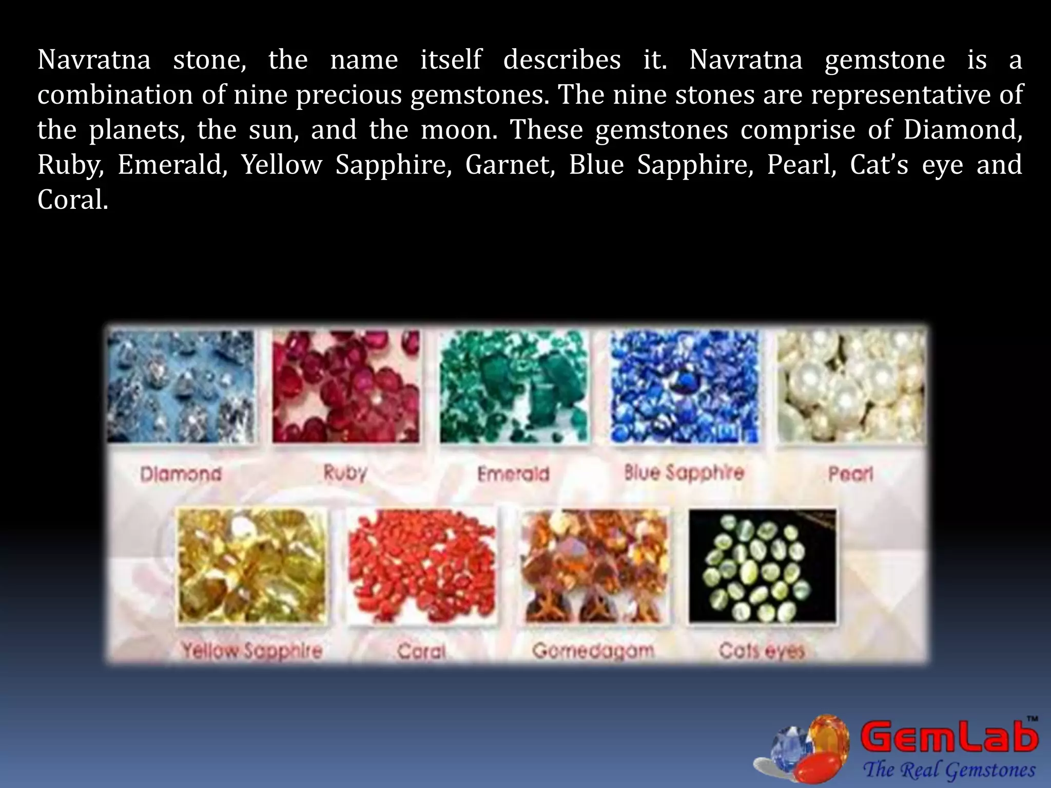 Complete Information About 9 Gemstone | PPTX