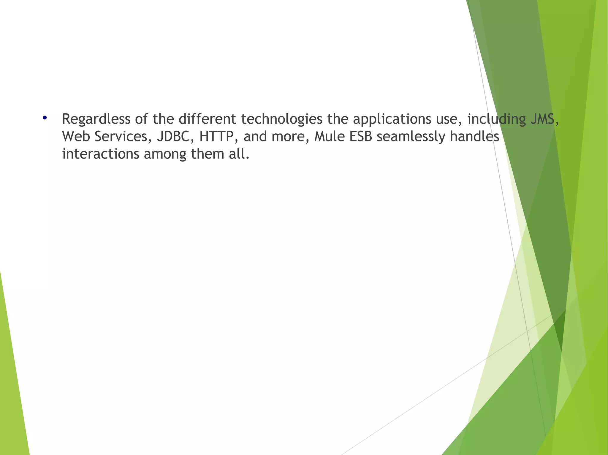 Complete integration with mule esb | PPT