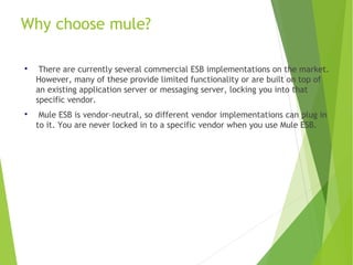 Complete integration with mule esb | PPT