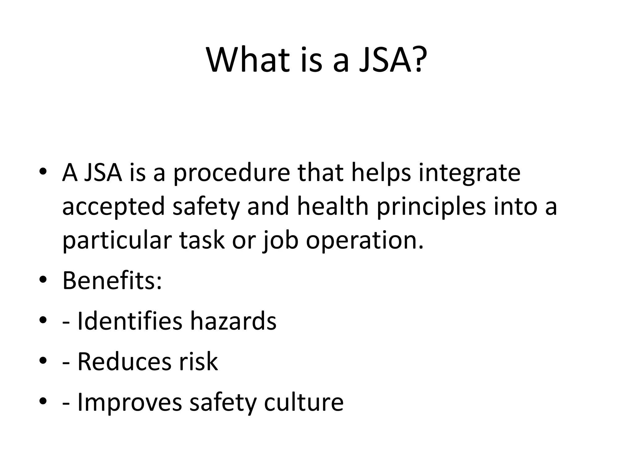 Complete JSA Presentation with Explanatory Notes | PPTX