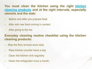 Complete kitchen hygiene | PPTX