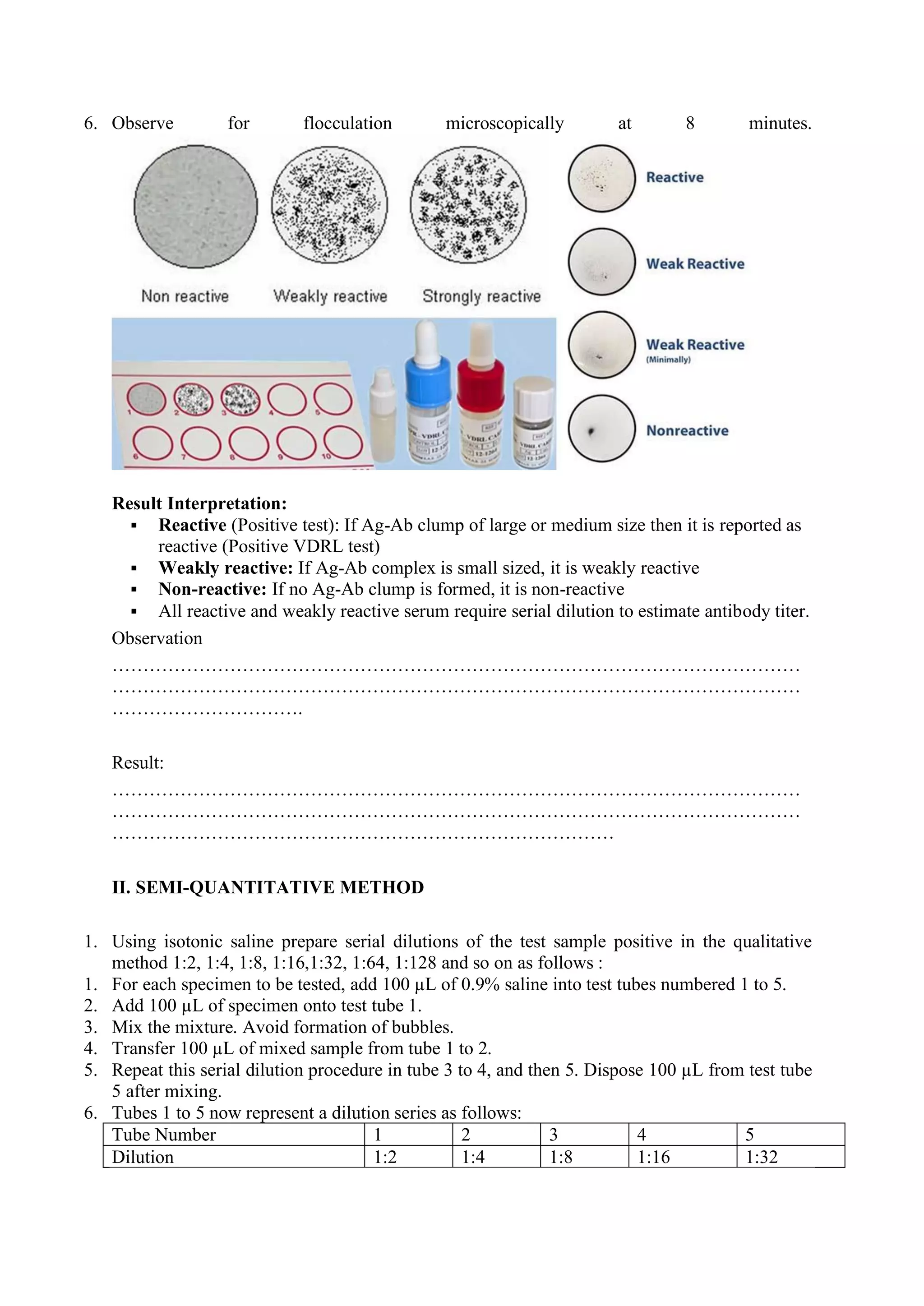 Immunology & Bacterial serology Lab manual | PDF