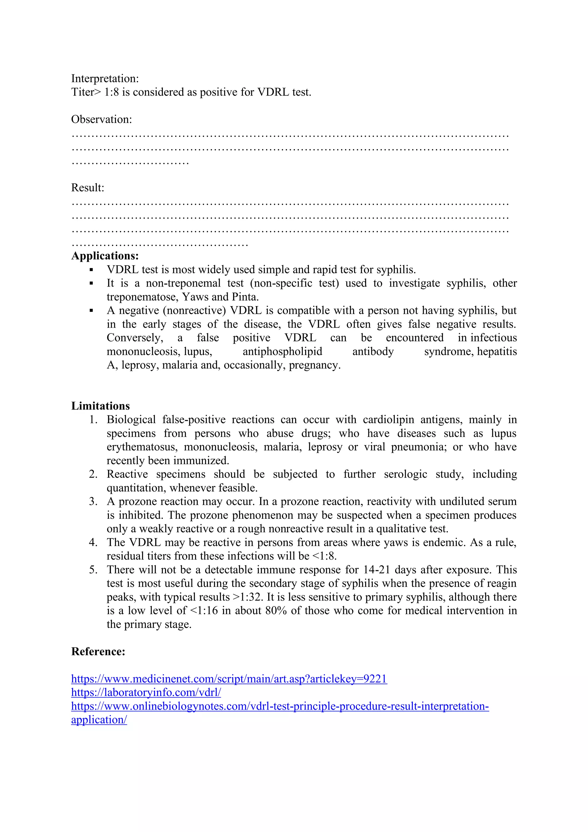 Immunology & Bacterial serology Lab manual | PDF