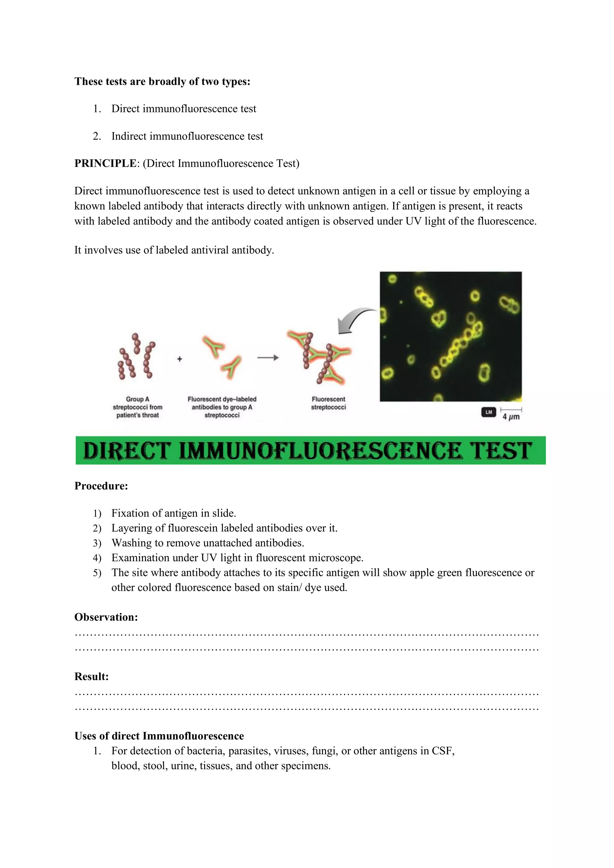 Immunology & Bacterial serology Lab manual | PDF