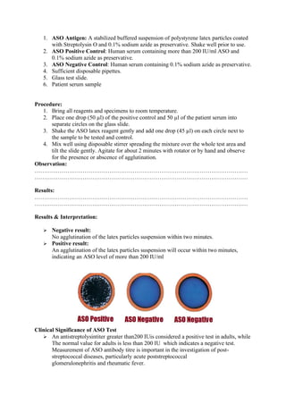 Immunology & Bacterial serology Lab manual | PDF