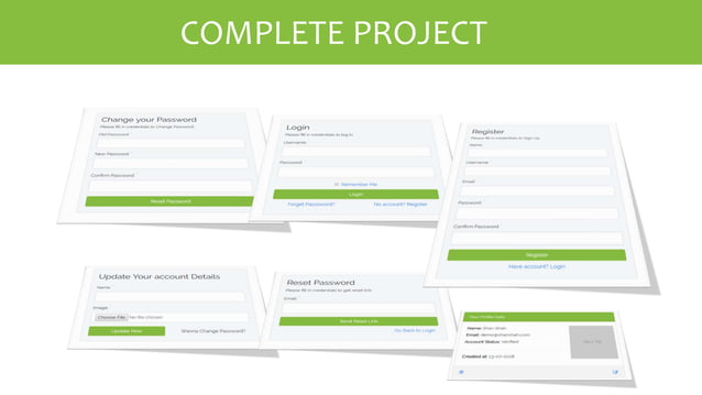 Complete Login & Registration System with Profile Management System PHP ...
