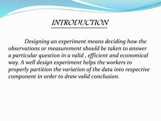 Completely randomized design | PPTX