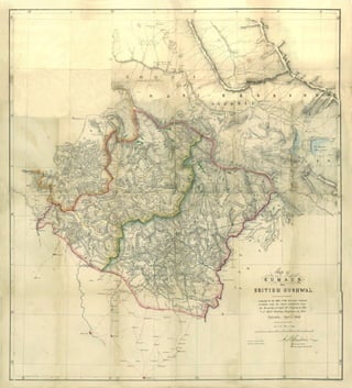 Map of Kumaon and British Gurhwal, 1850 | PDF
