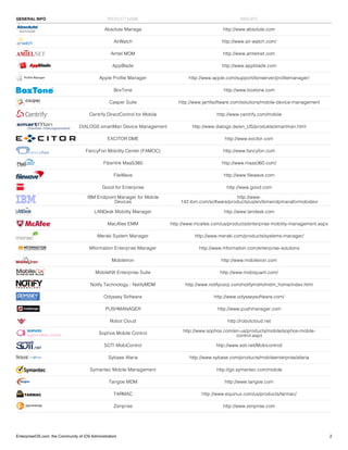 Complete Mdm Comparison | PDF