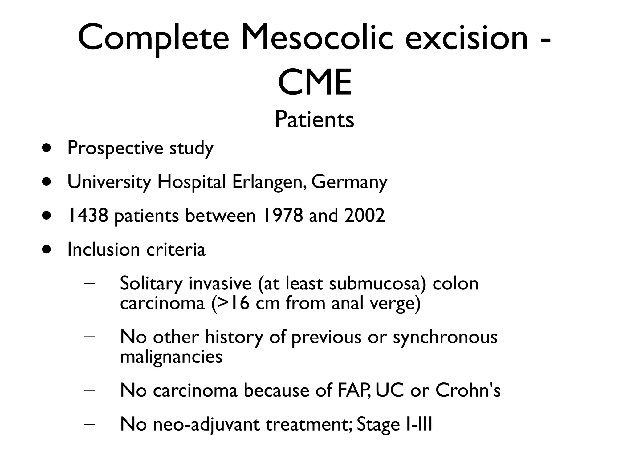 Complete mesocolic excision | PPT