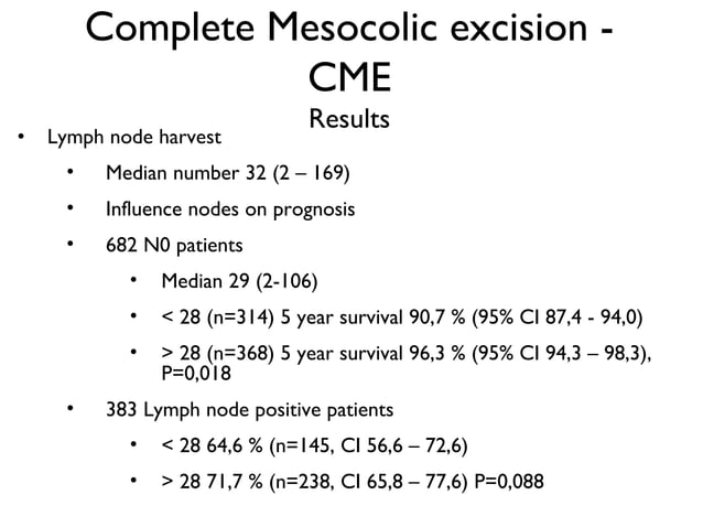 Complete mesocolic excision | PPT | Medical Health