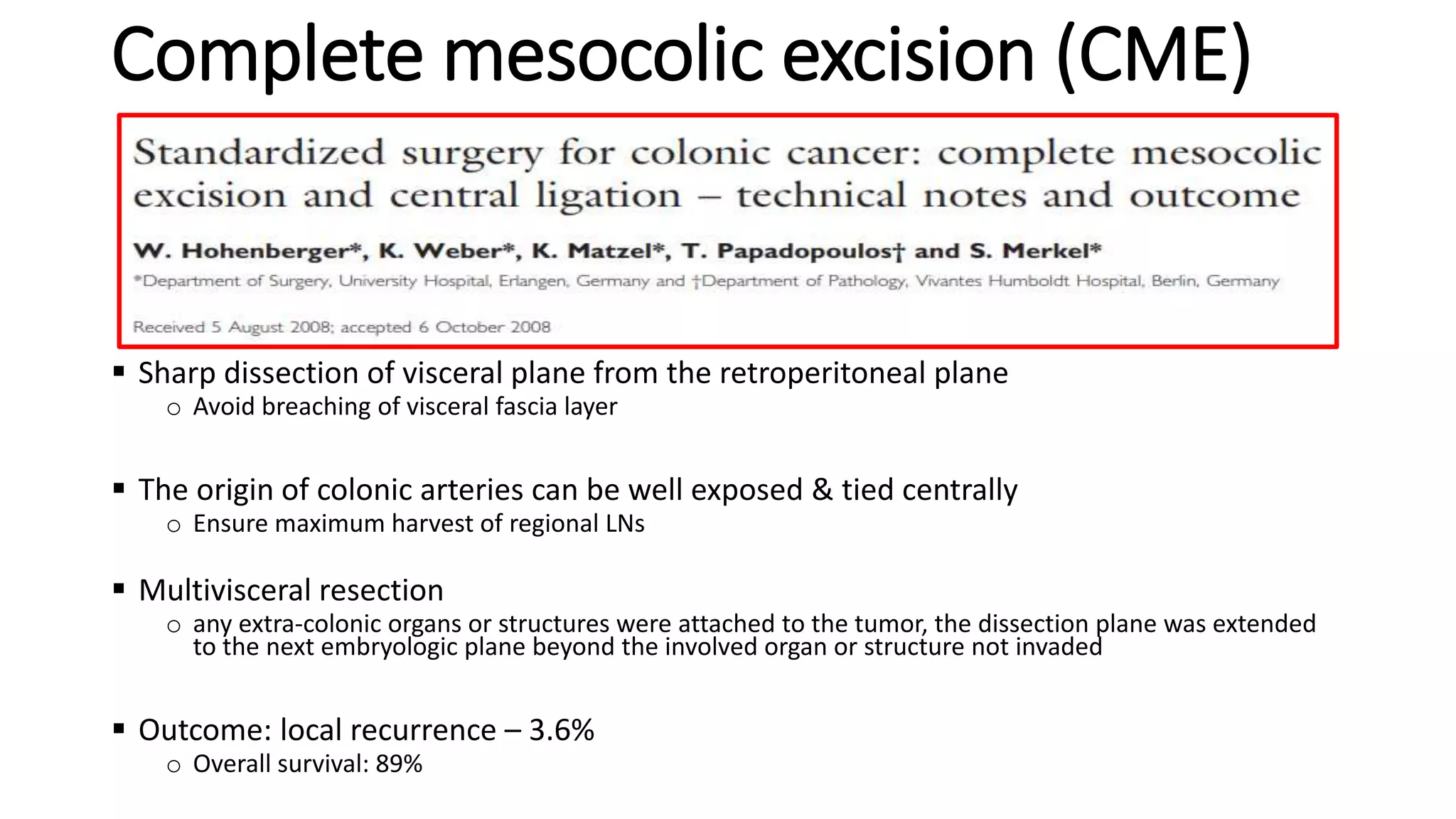 Complete mesocolic excision (CME) Vs D2.pptx