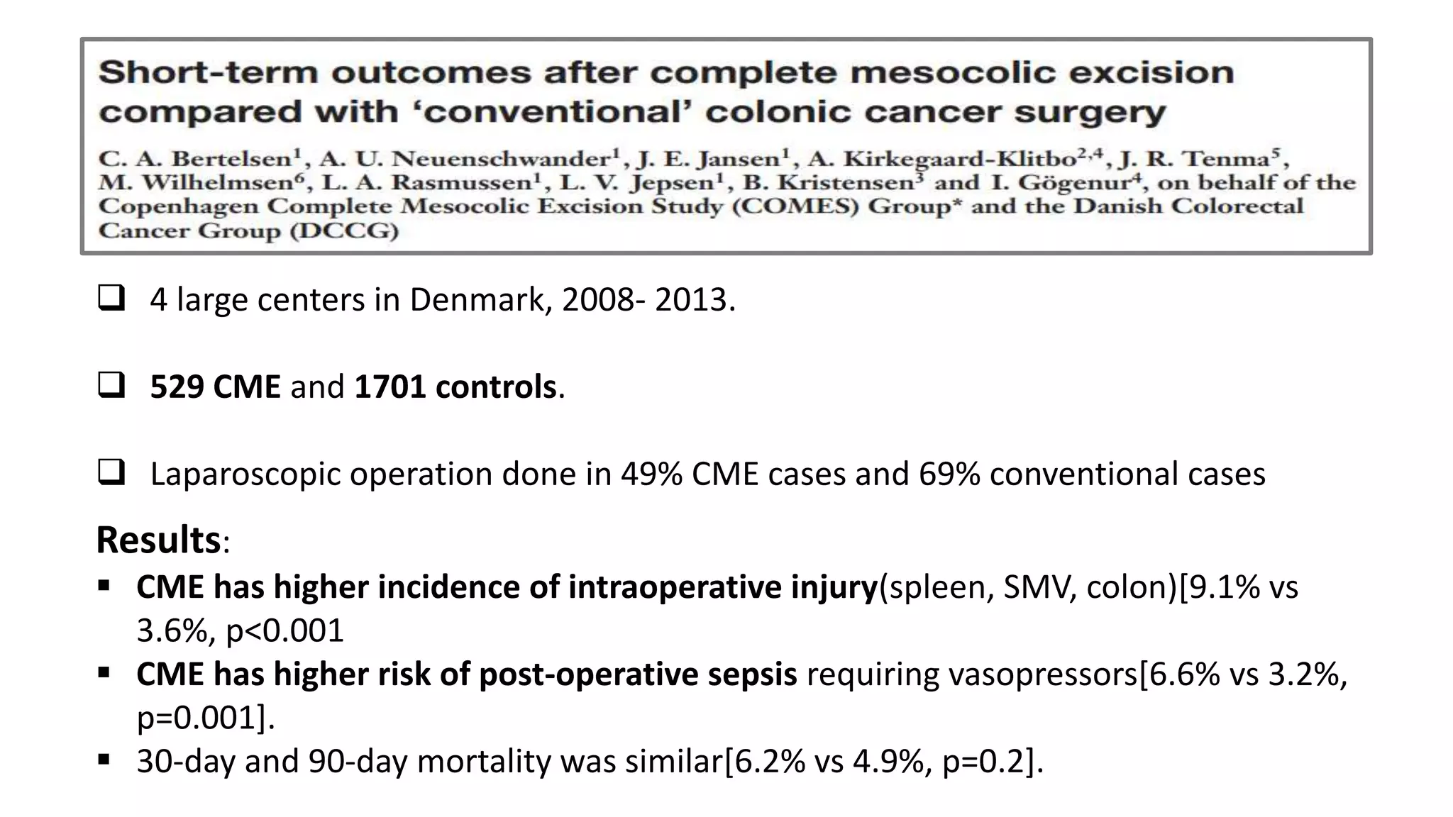 Complete mesocolic excision (CME) Vs D2.pptx