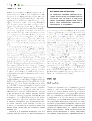 Complete mesocolic excision for right colon cancer_ Is D3 ...