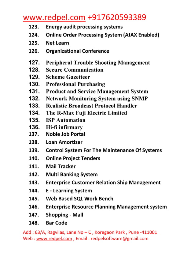 java / dot net mini projects list | PDF | Computer Software and Applications | Computing
