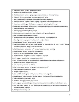 Complete modules for students with no grades in esp 7 | PDF