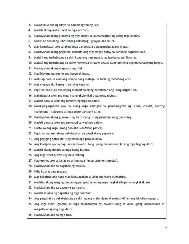 Complete modules for students with no grades in esp 7 | PDF