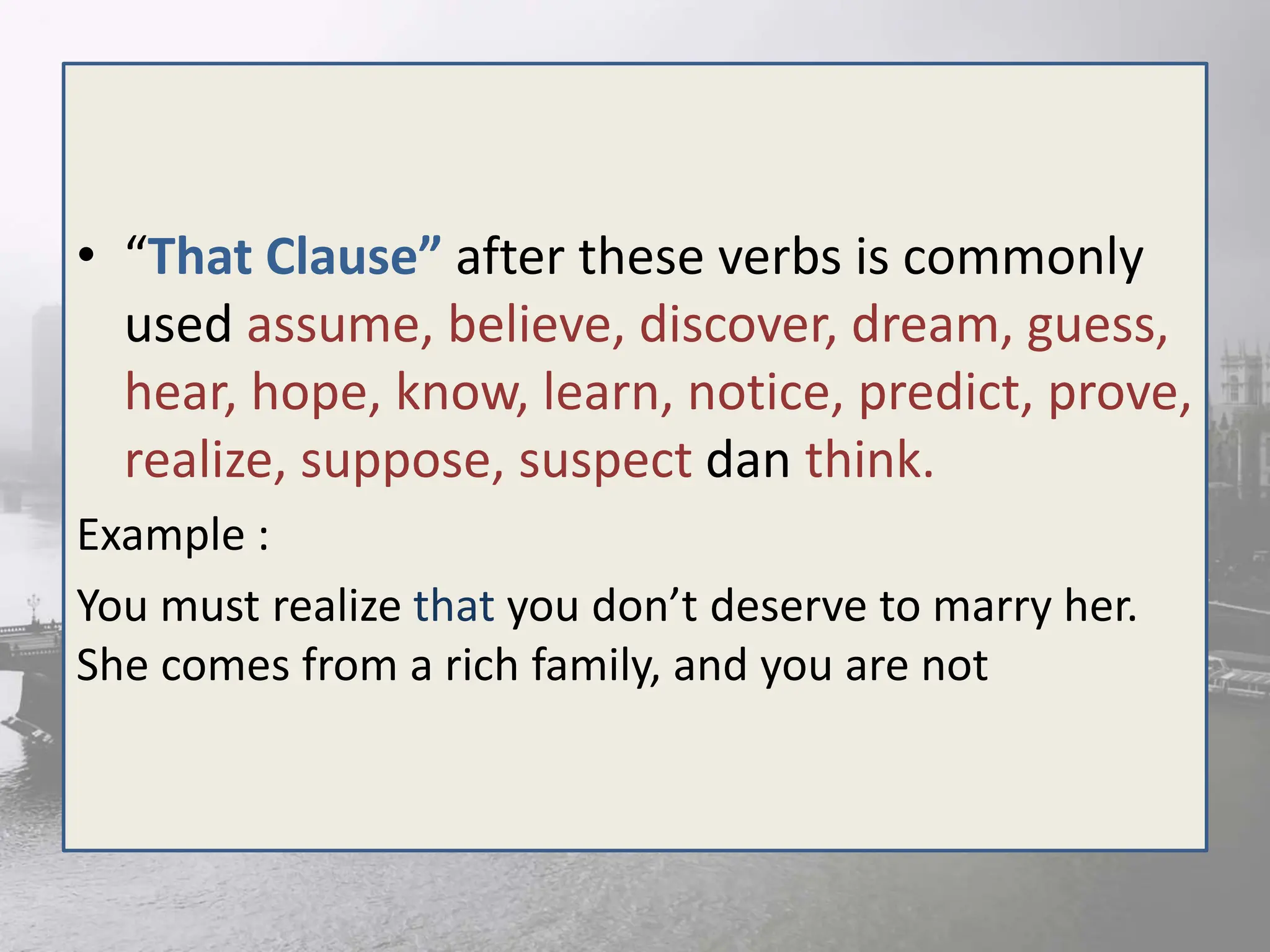 COMPLETE NOUN CLAUSE.pptx Complete notes about noun clause is described ...