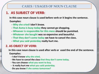 COMPLETE NOUN CLAUSE A1.pptx it is noun clause | PPTX