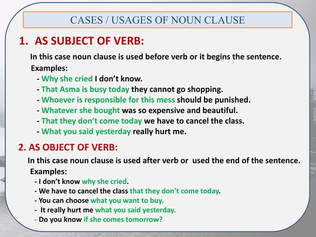 COMPLETE NOUN CLAUSE A1.pptx it is noun clause | PPT