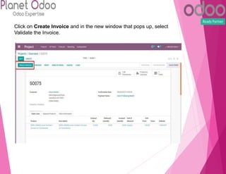 Complete overview of the odoo 13 invoicing process | PPTX | Business | Business and Finance
