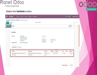 Complete overview of the odoo 13 invoicing process | PPTX | Business ...
