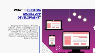 Key Steps & Best Practices to Custom Mobile App Development Process | PPT