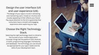 Key Steps & Best Practices to Custom Mobile App Development Process | PPT