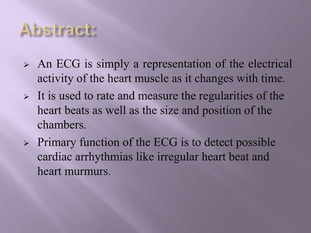 Complete Pan Tompkins Implementation Of Ecg Qrs Detector Ppt