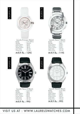 WATCHES CATALOGUE | PDF
