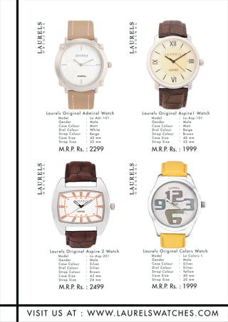 WATCHES CATALOGUE | PDF