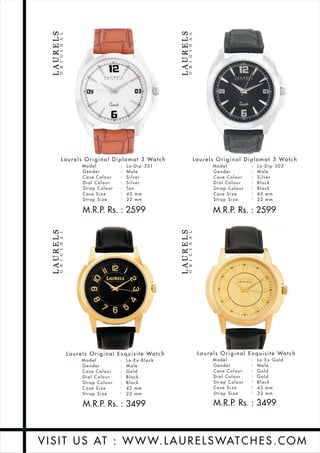 WATCHES CATALOGUE | PDF