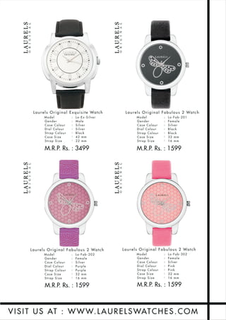 WATCHES CATALOGUE | PDF