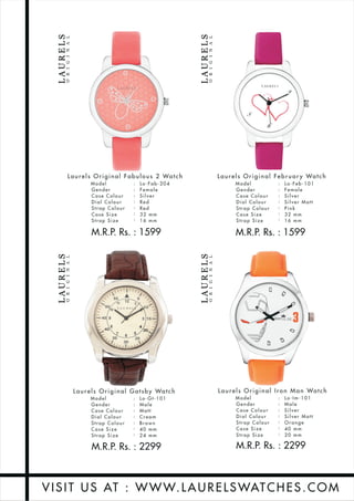WATCHES CATALOGUE | PDF