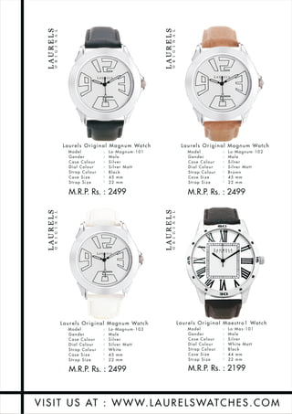 WATCHES CATALOGUE | PDF