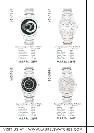 WATCHES CATALOGUE | PDF