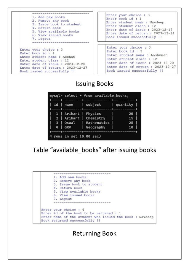 Python And Mysql Linking Class 12th Project File 23 24 Pdf 9240