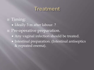 Complete perineal tear | PPTX