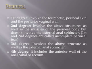 Complete perineal tear | PPTX