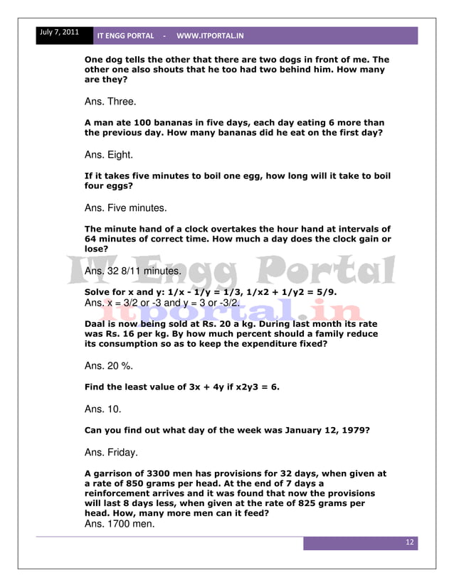 Complete placement guide(non technical) | PDF