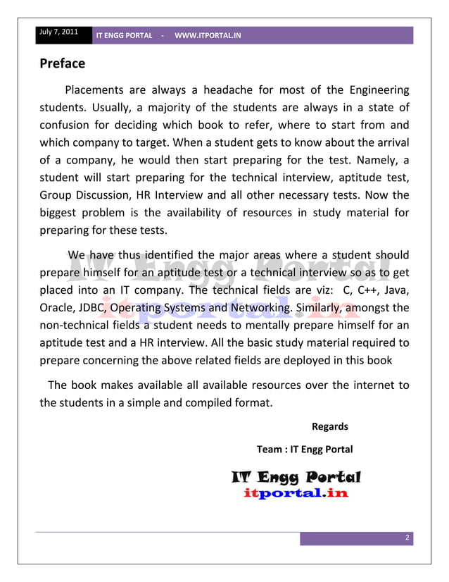 Complete placement guide(non technical) | PDF