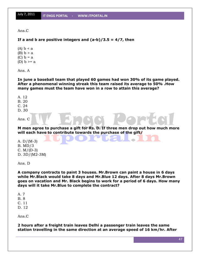 Complete placement guide(non technical) | PDF