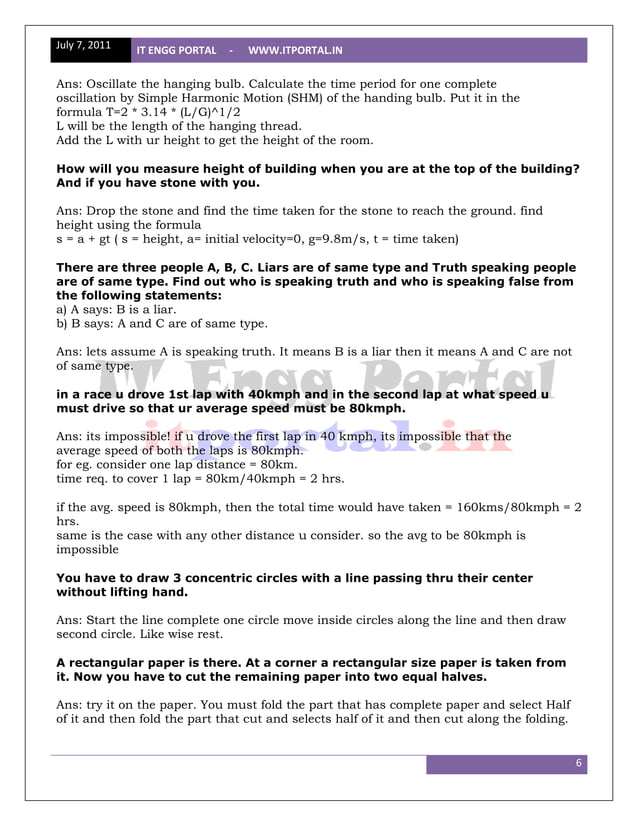 Complete placement guide(non technical) | PDF