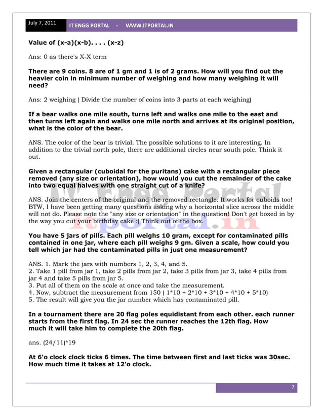 Complete placement guide(non technical) | PDF