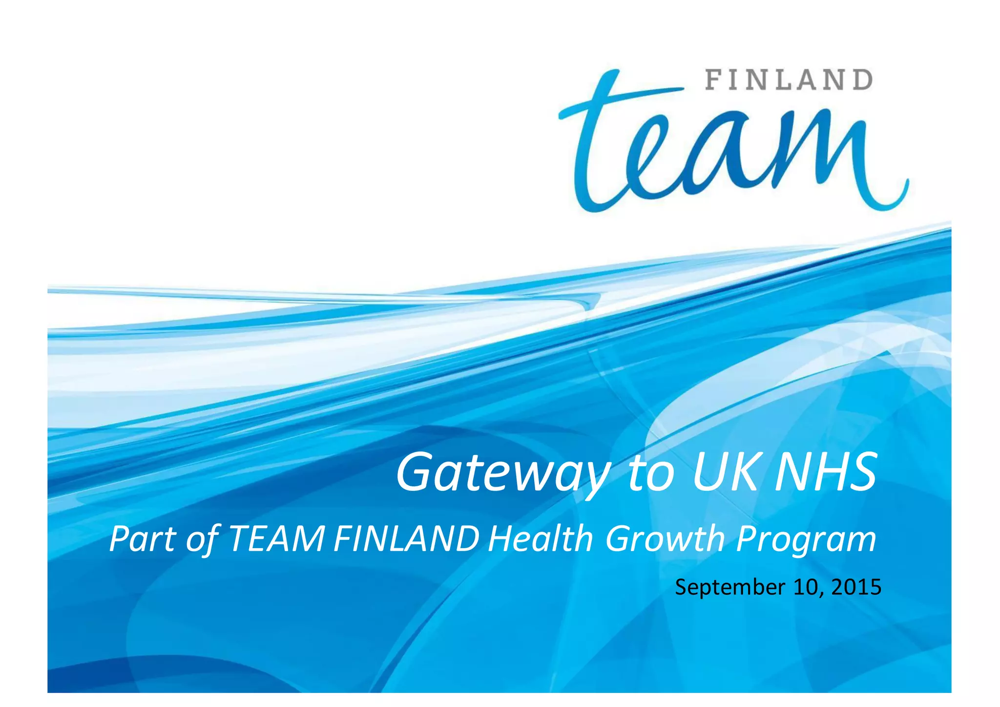 Gateway to UK NHS | PPT