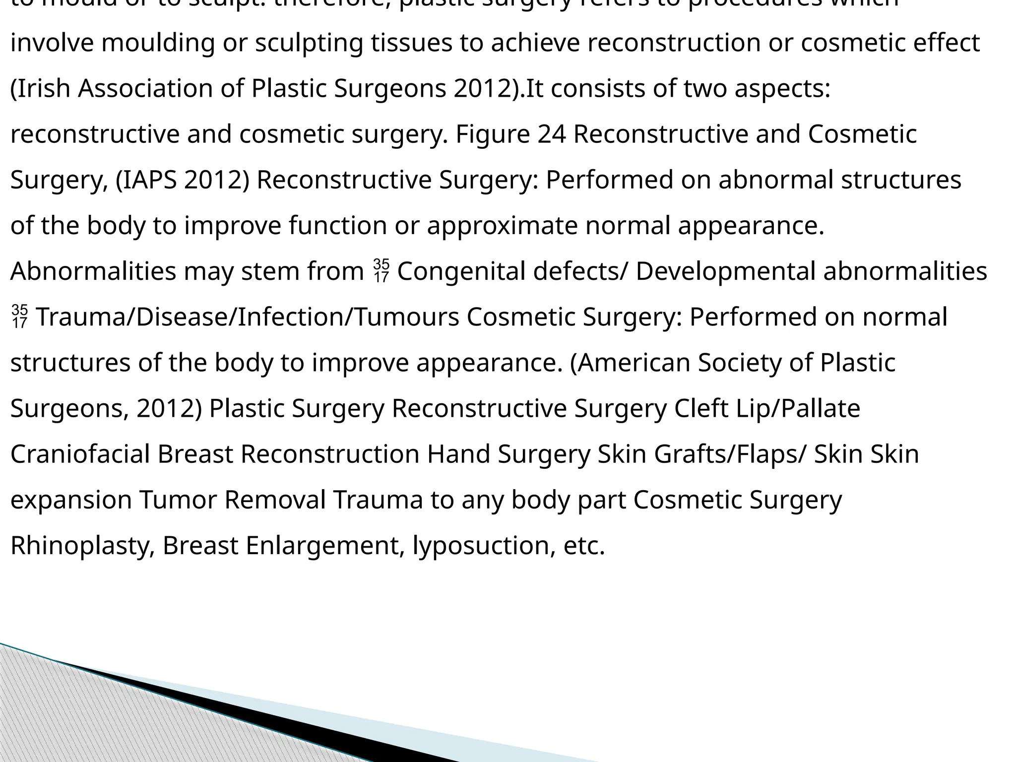 physiotherapy management for plastic surgery | PPTX