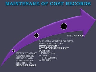 Complete ppt on companies (cost records and audit) amended rules,2014 ...