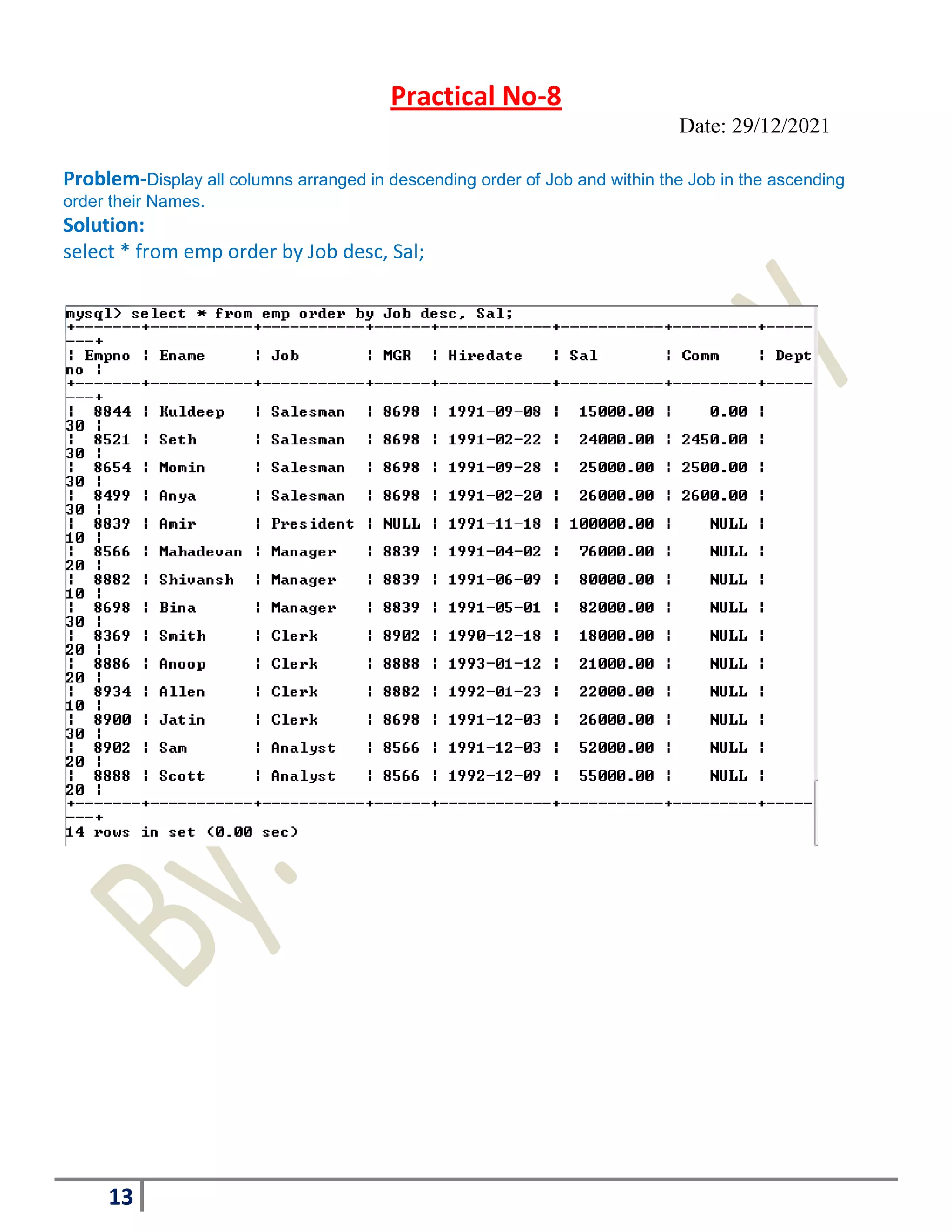 Complete practical file of class xii cs 2021-22 | PDF