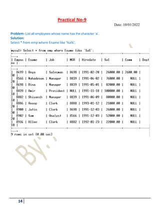 Complete practical file of class xii cs 2021-22 | PDF